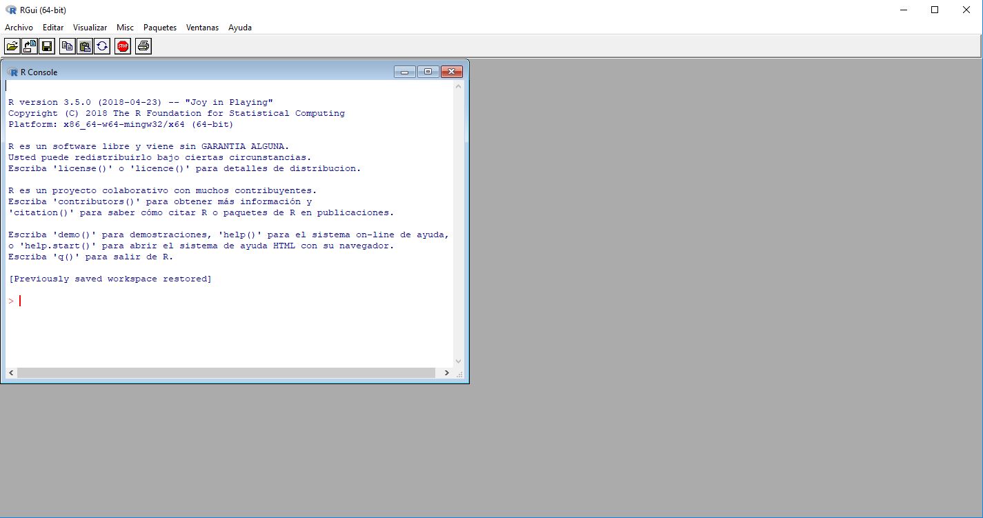 R y RStudio para Sciencia de los Datos