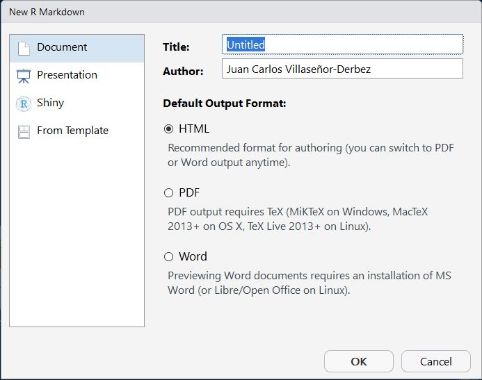 R y RStudio para Sciencia de los Datos